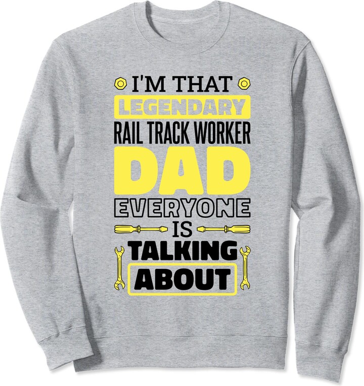 Rail Engineer Daddy & Rail Road Worker Father Rail Worker Dad and Train ...