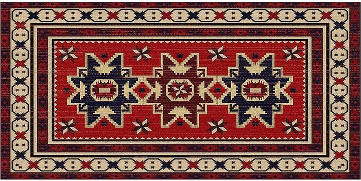 Lodge XXII Western Aztec Vinyl Floor Mat -3'x7'6" - ShopStyle