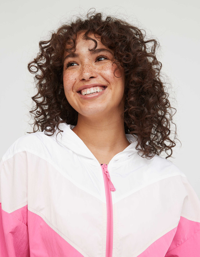 aerie OFFLINE Nylon Colorblock Windbreaker - ShopStyle Teen Girls' Clothing