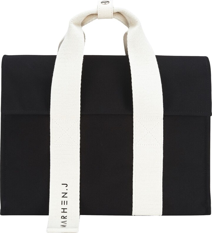 MARHEN.J - Canvas Tote Bag - Roy - Black - ShopStyle
