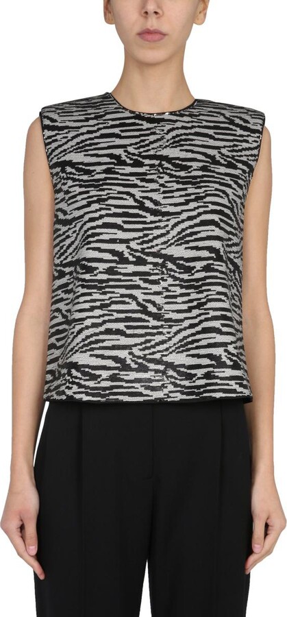 Self-Portrait Top With Shoulder - ShopStyle