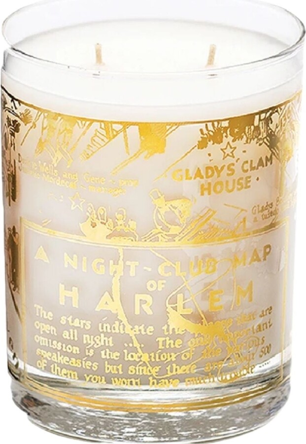 Harlem Candle Co. Savoy 22k Gold Nightclub Map Cocktail Glass Candle ...