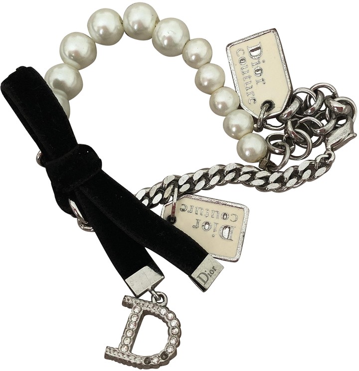 Christian Dior Perles Silver Pearls Bracelets - ShopStyle Clothes and Shoes