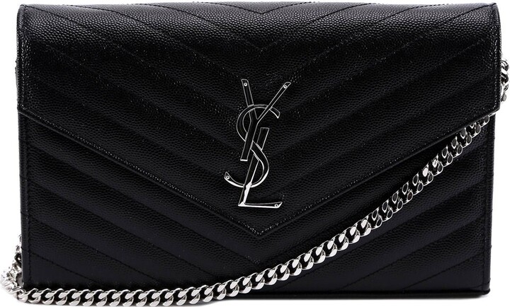 Saint Laurent Monogram Chain Wallet - ShopStyle