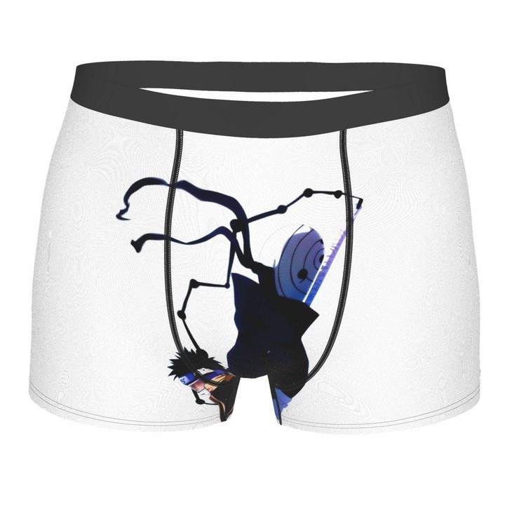 Voroy Men Boxer Briefs Long Leg Medium Code Hiha Sasuke Naruto ...