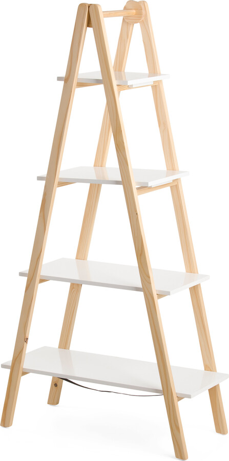 Handcrafted In Vietnam Tri-fold Ladder Shelf - ShopStyle Decor