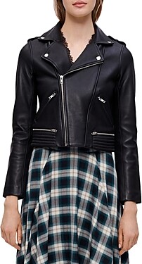 Maje Women's Leather & Faux Leather Jackets | ShopStyle