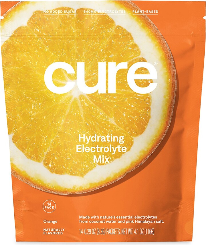 Cure Hydration Orange Hydrating Electrolyte Drink Mix - ShopStyle Food ...