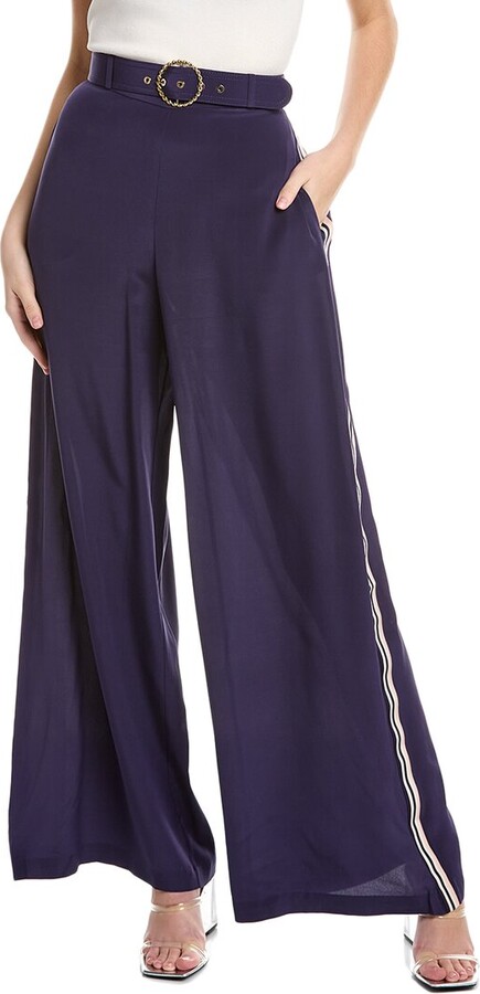 Zimmermann Ribbon Stripe Silk Pant - ShopStyle