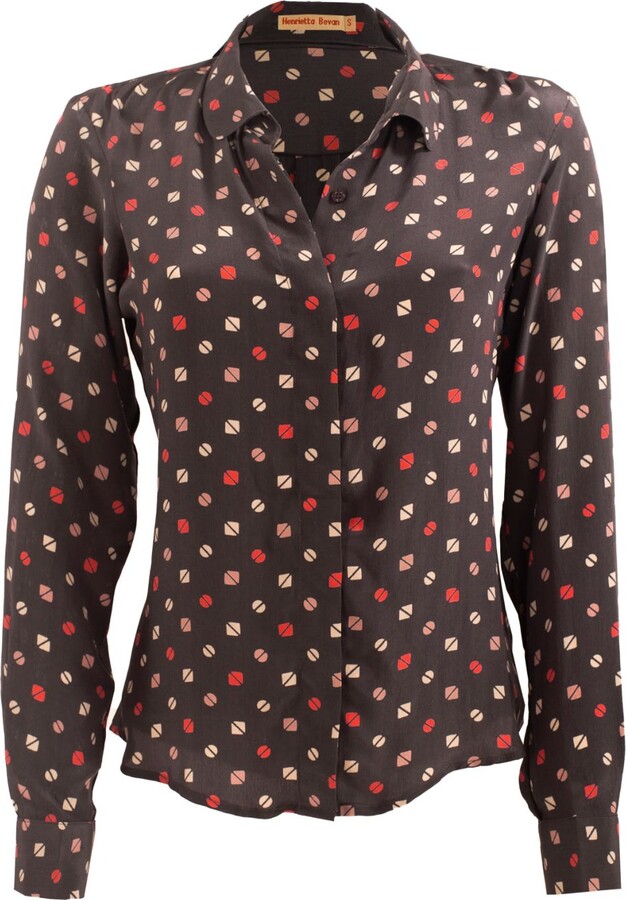 Henriettta Bevan Grey Gateway Uma Blouse - ShopStyle