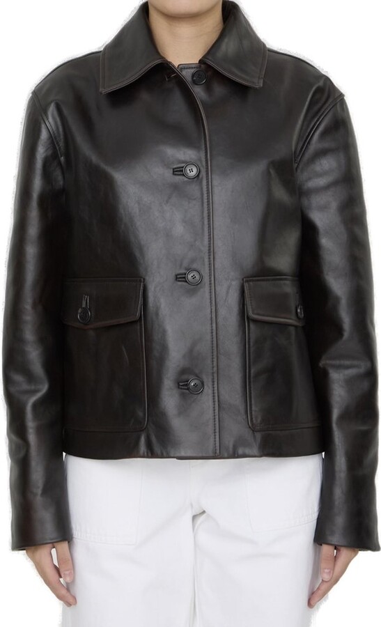 Loewe Logo Patch Relaxed Fit Jacket - ShopStyle