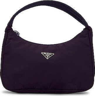 Prada ESG Luxury Mini Hobo Bag in Purple - ShopStyle
