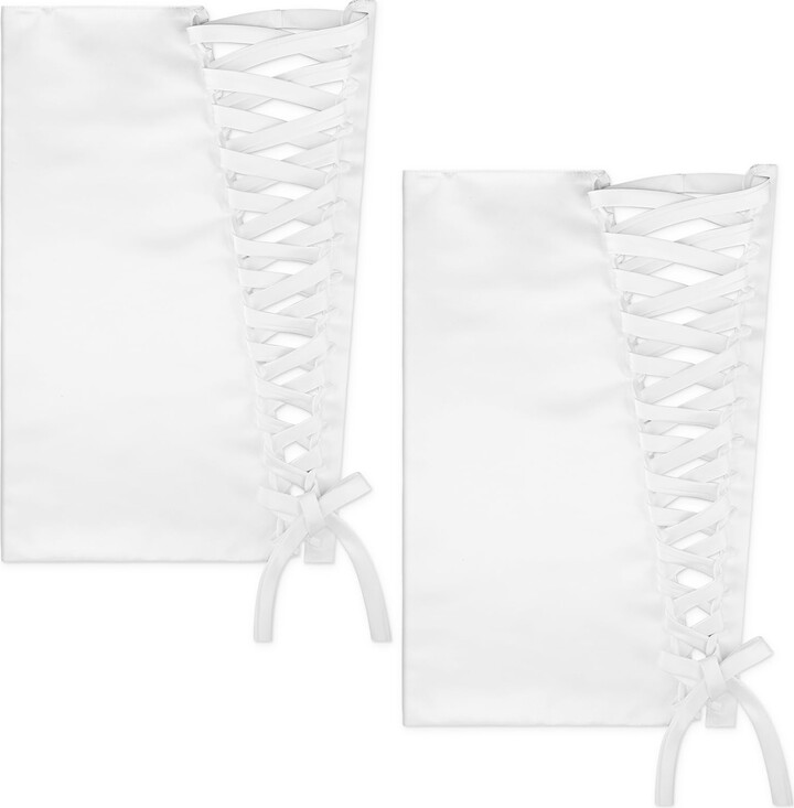 Toulite 2 Packs Wedding Gown Corset Kit Adjustable Fit Satin Corset ...