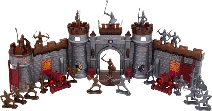 UMKYTOYS Medieval Knights Castle Playset Fortress Fun Imaginative Role ...