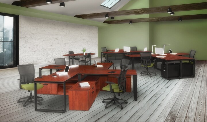 Structure 30" O- Leg for Low Credenza - Black - ShopStyle