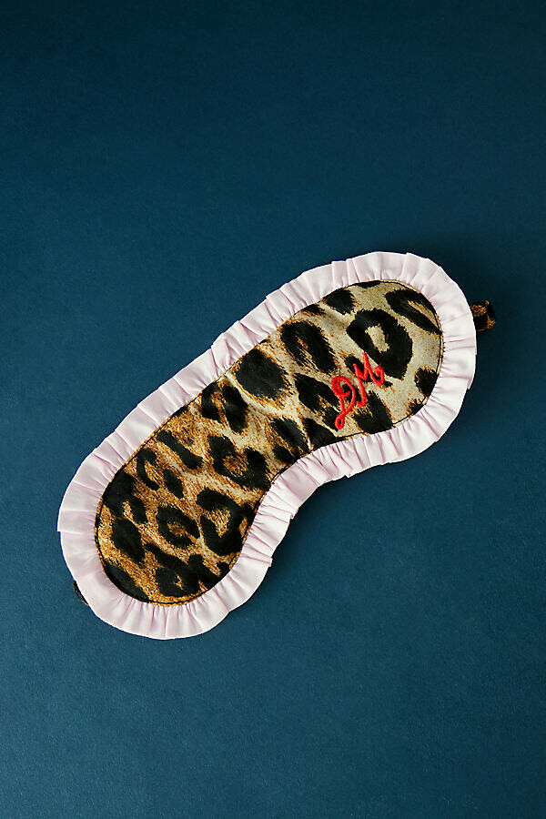 Damson Madder Leopard Print Eye Mask - ShopStyle Sleepwear