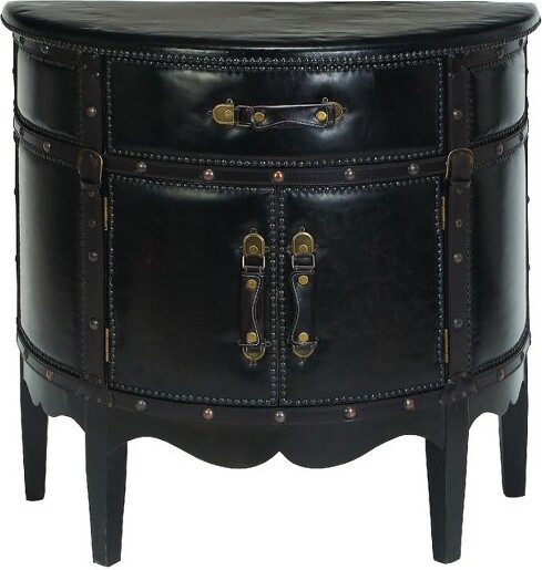 Wood Half Moon Buffet Dark Espresso - Olivia & May - ShopStyle