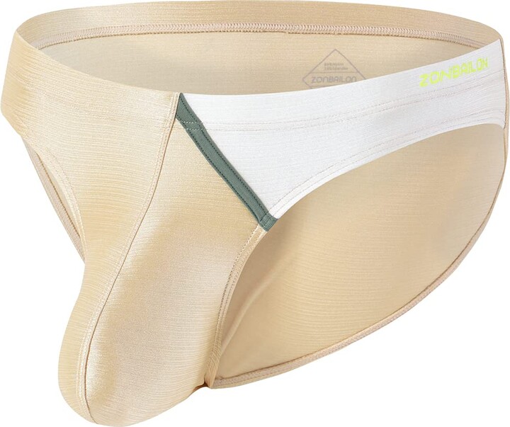 BIATWOWR Mens Briefs Big Bulge Enhancing Pouch Underwear Low Rise ...