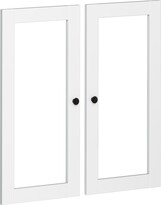 Palace Imports 100% Solid Wood Modular Kitchen Pantry Double Door Kit ...