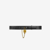 Balenciaga Leather Locker Belt - ShopStyle