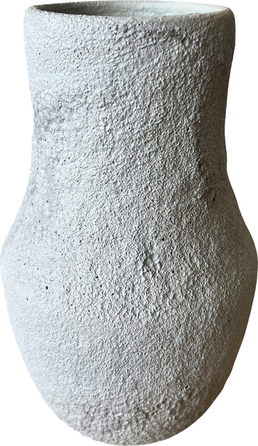 Gina Desantis Ceramics Grey Gray Leda Crater Vase - ShopStyle