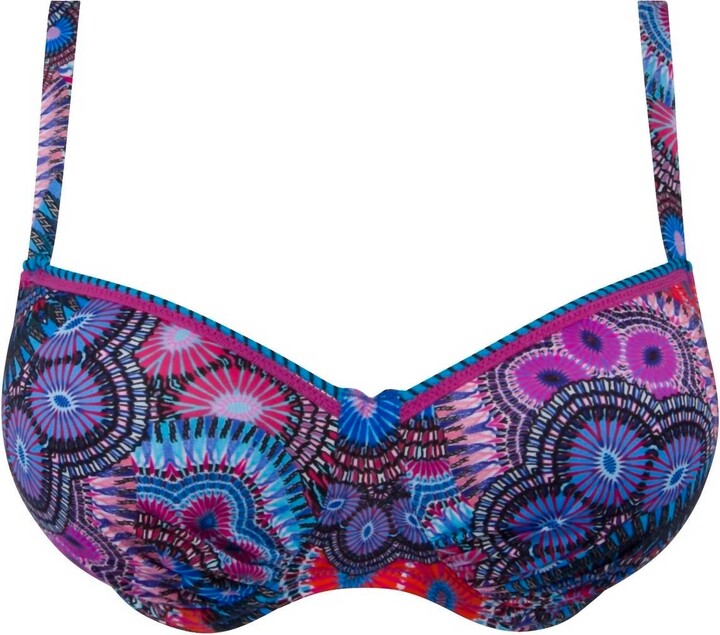 Lise Charmel Shell Bikini Top In Bleu Avatar - ShopStyle Two Piece ...