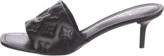 Louis Vuitton Monogram Leather Slides - ShopStyle