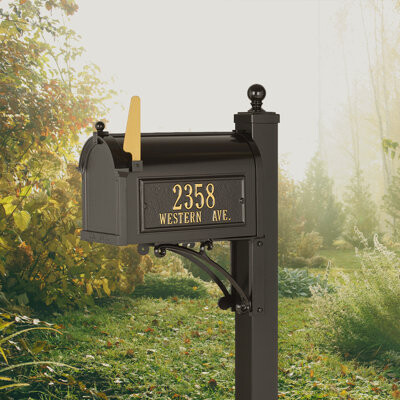Whitehall Products Deluxe Package Post Mounted Mailbox - ShopStyle ...
