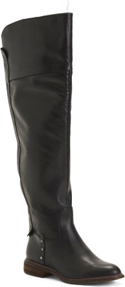 Emanuele Castro Made In Italy Leather High Shaft Boots - ShopStyle