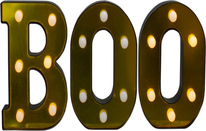 Northlight 6.5" Led Lighted "Boo" Halloween Marquee Sign - ShopStyle ...