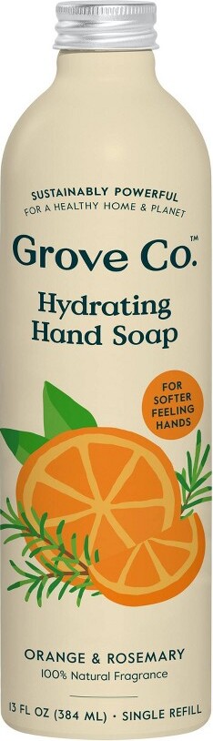 Grove Co. Orange & Rosemary Hand Soap - Aluminum Bottle - 13 fl oz ...
