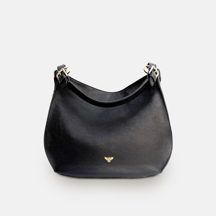 Apatchy London The Harriet Black Leather Bag - ShopStyle