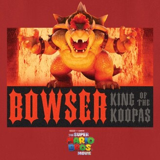 Super Mario Bros: The Movie Women's The Super Mario Bros. Movie Bowser ...