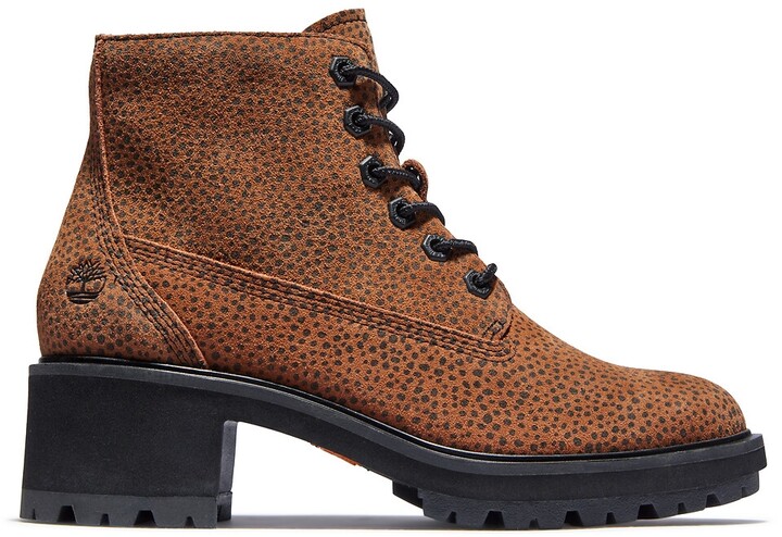 Timberland Kori Park Ankle Boots With Block Heel In Leather - ShopStyle
