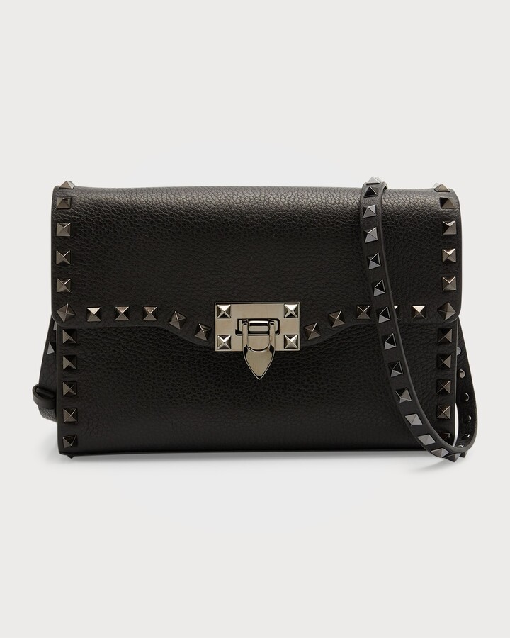 Valentino Garavani Rockstud Small Leather Shoulder Bag - ShopStyle
