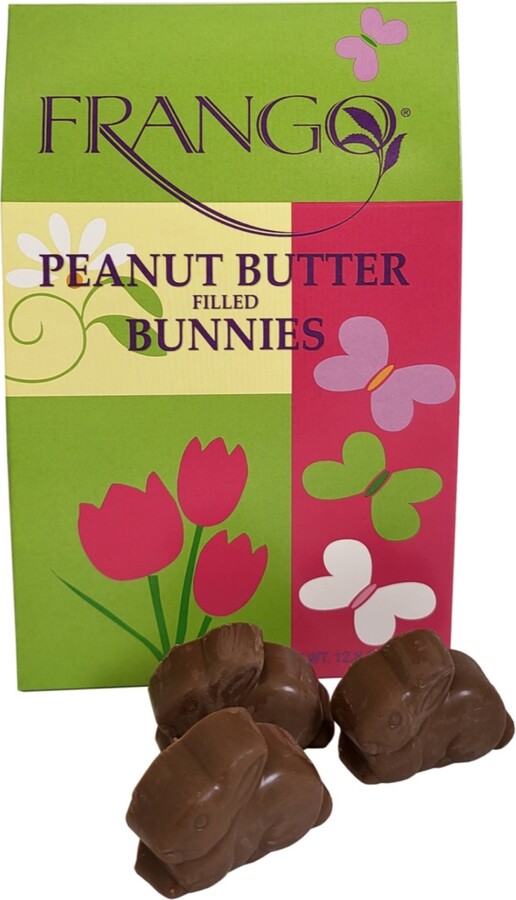 Frango Chocolates Easter Peanut Butter-Filled Chocolate Bunnies ...