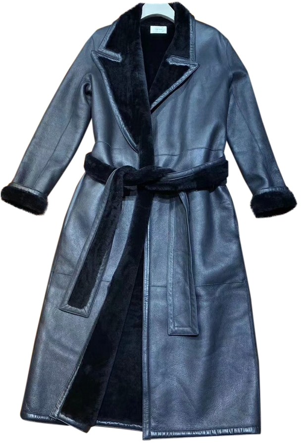 The Row Black Shearling Coats - ShopStyle Clothes and Shoes