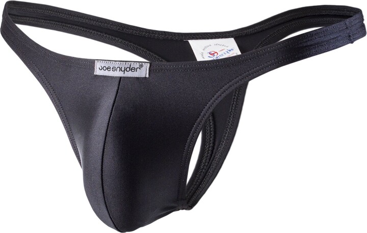 Joe Snyder Men Tanga Thong 03 Polyester Collection (Black/M ...