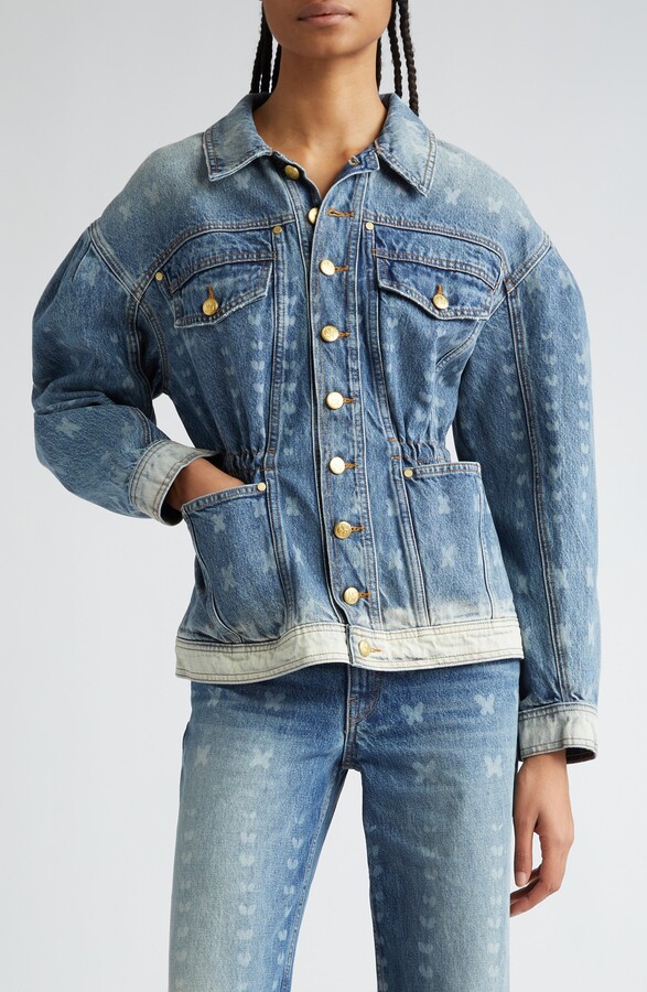 Ulla Johnson Odette Puff Sleeve Denim Jacket - ShopStyle