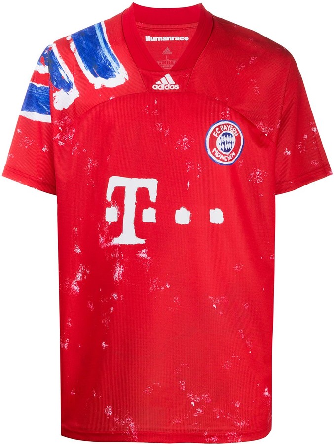 adidas FC Bayern Munich jersey - ShopStyle Short Sleeve Shirts