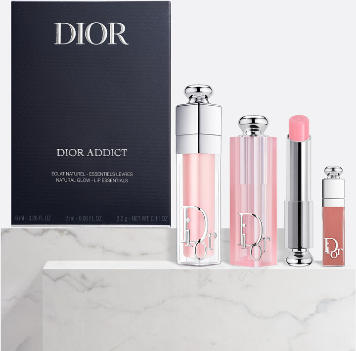 Dior Beauty Dior Addict Set- Hydrating Lip Balm and Plumping Lip Gloss ...