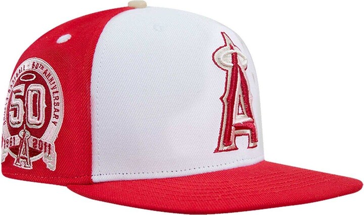 Men's Pro Standard White/Red Los Angeles Angels Strawberry Ice Cream ...