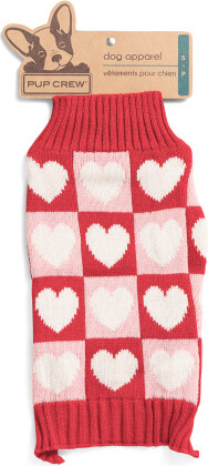 TJMAXX Multiple Heart Checkered Dog Sweater - ShopStyle