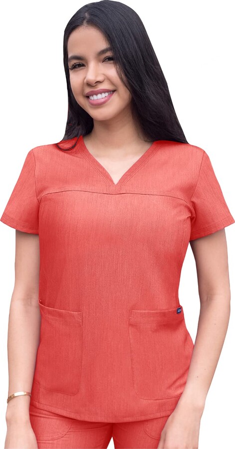 Adar Uniforms Adar Pro Scrubs for Women - Sweetheart V-Neck Scrub Top ...