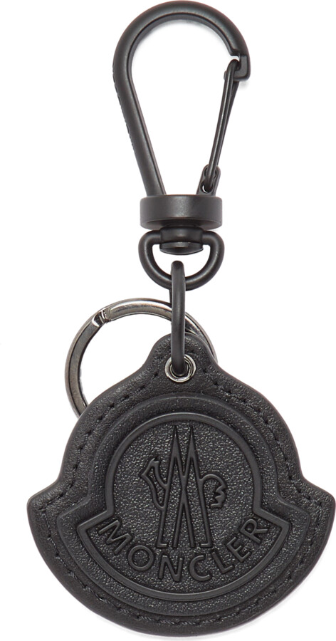 MONCLER COLLECTION Logo Leather Key Ring - ShopStyle Jewellery