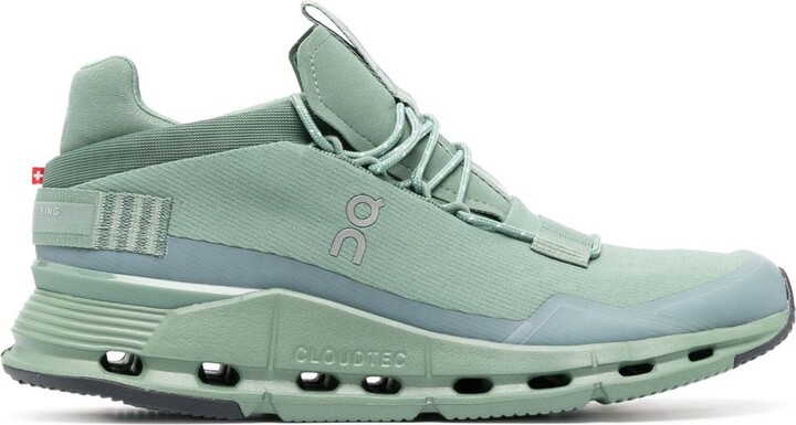 ON Running Green Cloudnova Sensa Running Sneakers - ShopStyle
