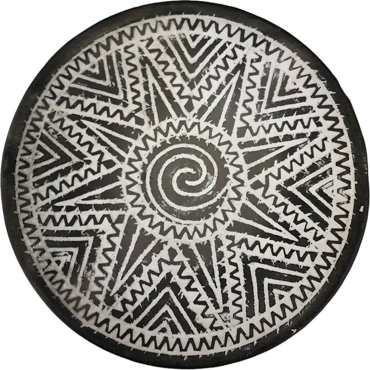Etsy Neolithic Style Black Handmade Clay Plate Made in Romania Upon ...