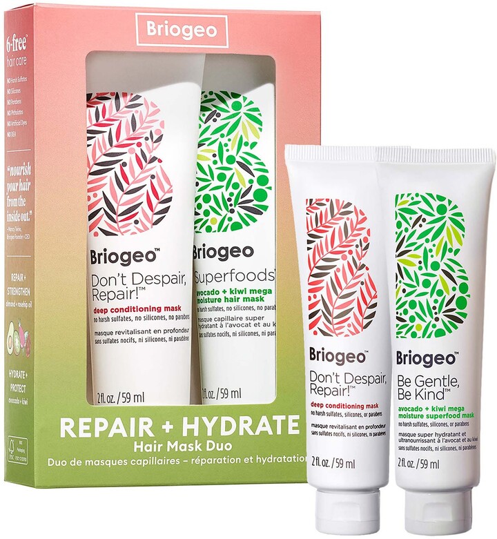 BRIOGEO Repair + Hydrate Travel Size Hair Mask Set - ShopStyle