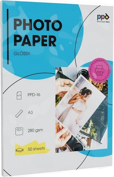 PPD Photo Paper Direct PPD Glossy Photo Paper for Inkjet Printer, 11 x ...
