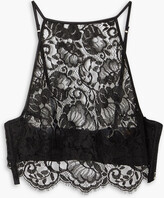 COCO DE MER LONDON Olinda satin-trimmed stretch-lace underwired ...